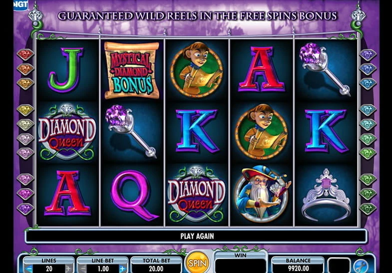 Diamond Queen Slot Review - Free and Real Money IGT Slot Machine